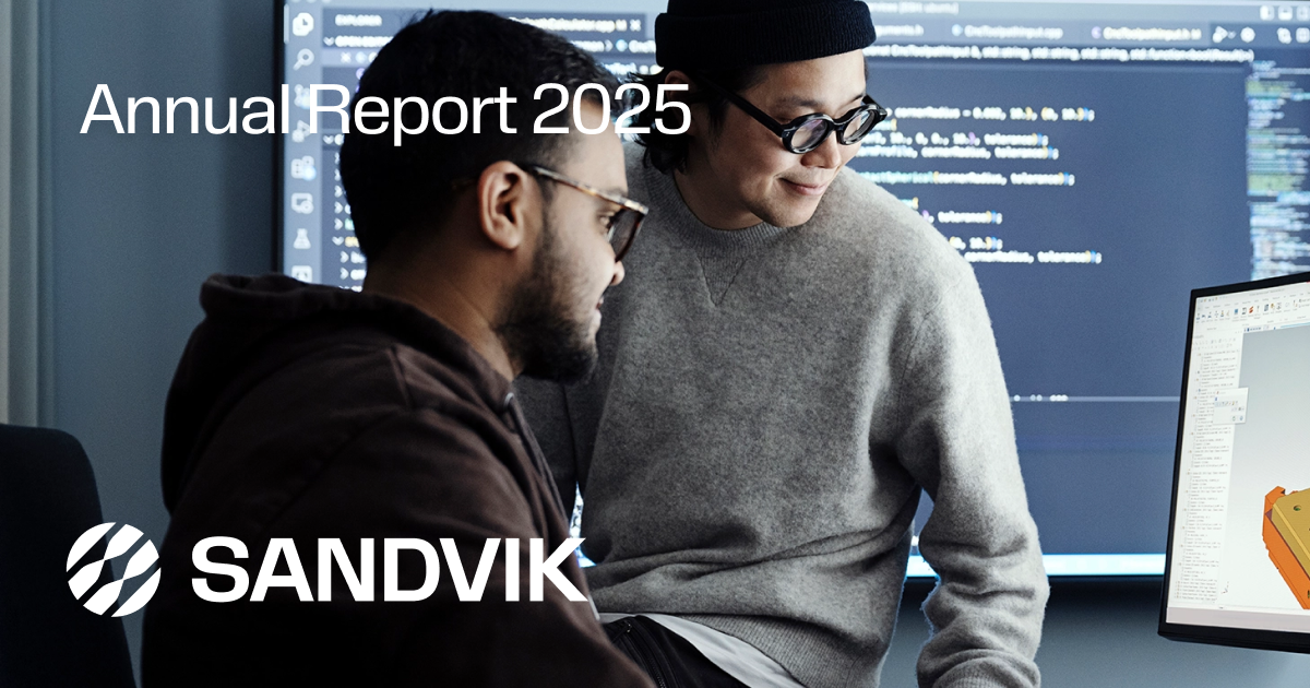 Internal control - Sandvik Annual Report 2025